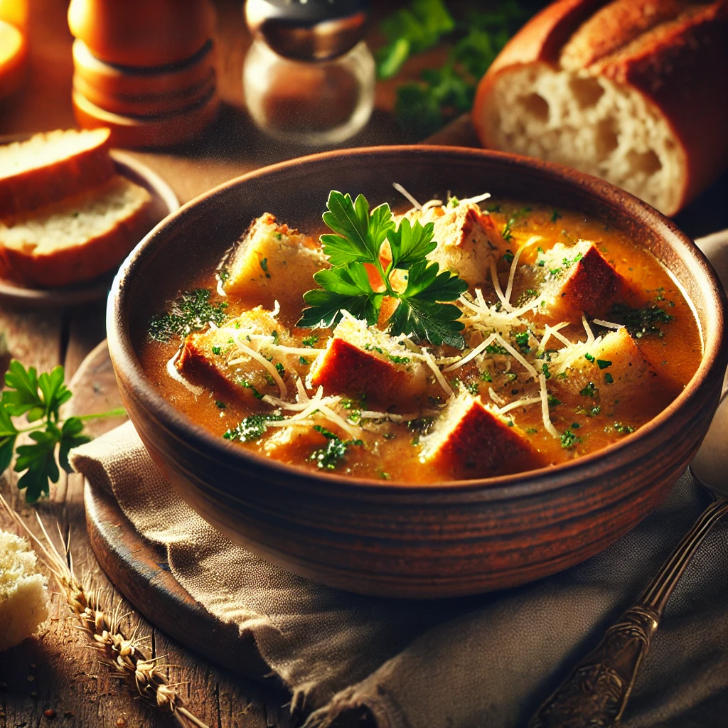 Recette de la soupe de pain de Laureline diététicienne